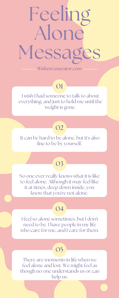 116 Feeling Alone Messages – Heart Touching Lines